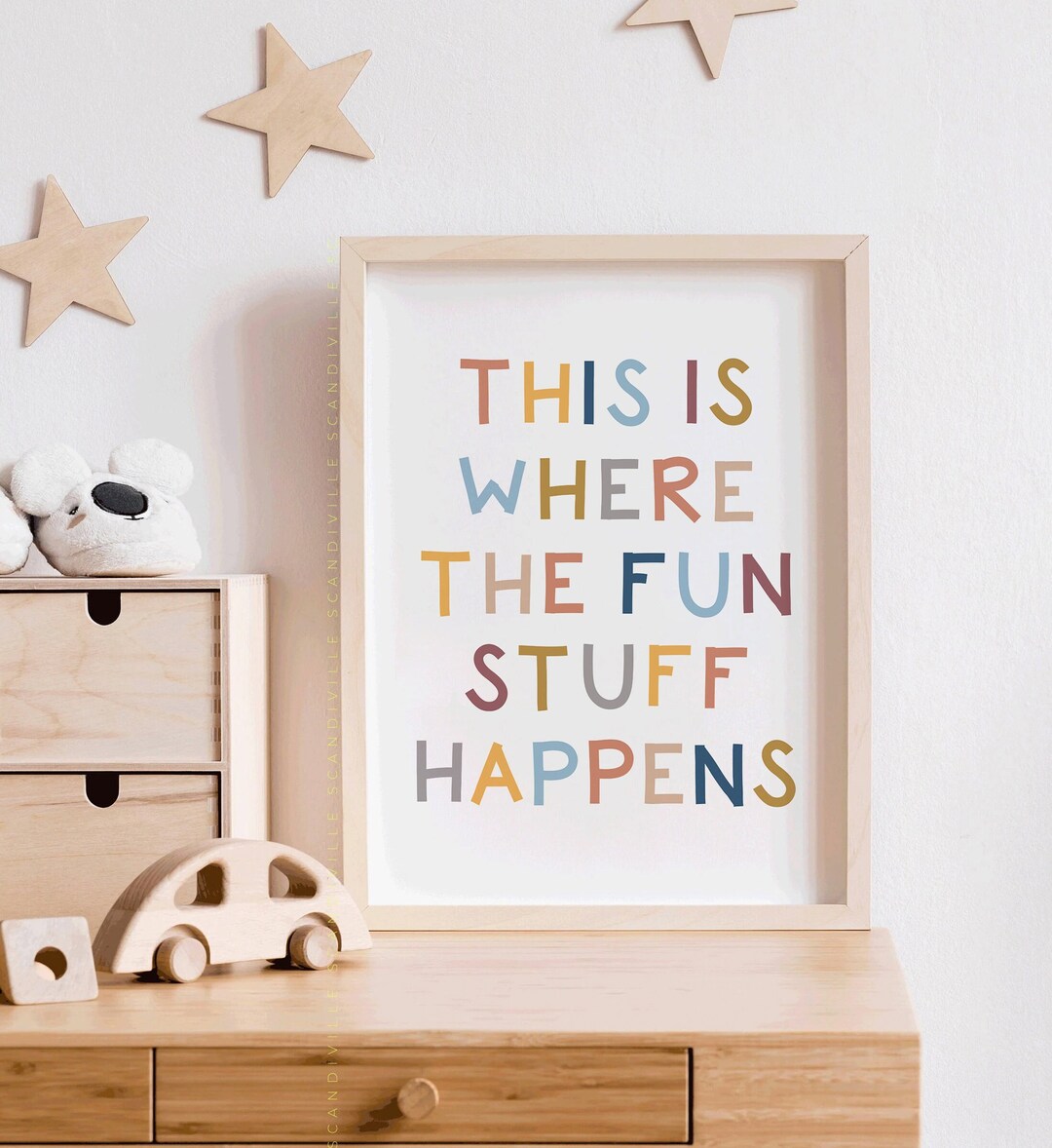 Playroom Motivational Print: This is Where the Fun Stuff Happens ...