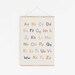 Set of 3 Prints Alphabet Uppercase Lowercase, Rainbow Wall Art, Sun ...