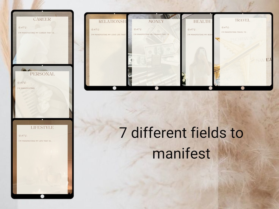 Vision Board 2024, Vision Board, Manifest Board, Manifest List, 2024 ...