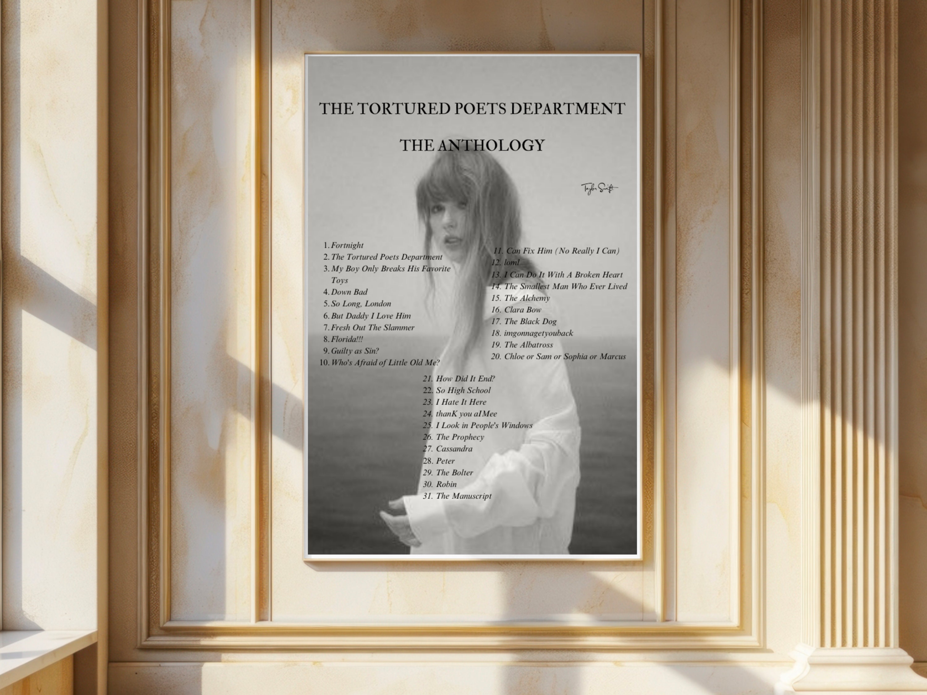 Taylor Swift TTPD the Anthology Tracklist , the Tortured Poets ...