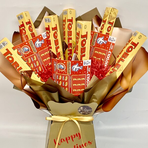 Scratch Card Chocolate Hamper - Etsy UK