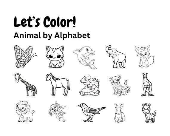 Printable Coloring Book Tailored for Kids - Engaging Toddler Early ...