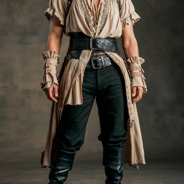 Mens Linen Pants Medieval Pirate Viking - Etsy