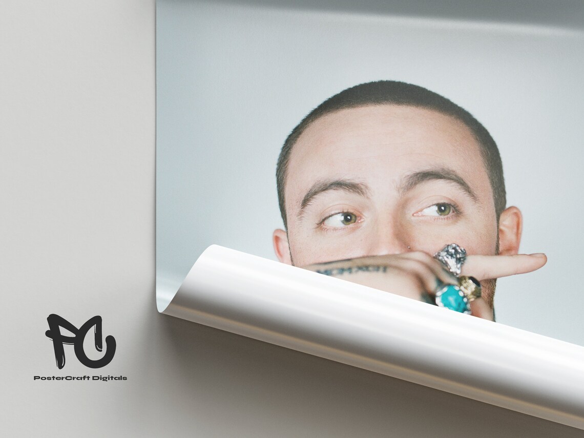 Mac Miller Album Cover Poster Mac Miller Wallpaper Digital Print Poster ...