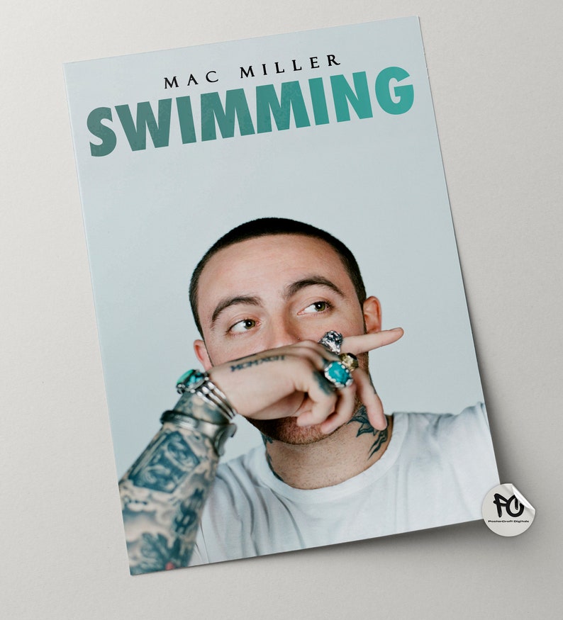 Mac Miller Album Cover Poster Mac Miller Wallpaper Digital Print Poster ...