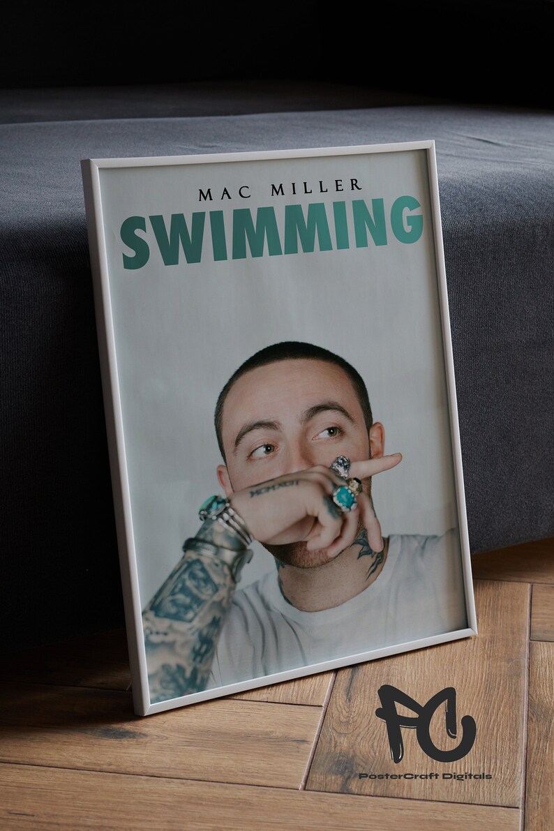 Mac Miller Album Cover Poster Mac Miller Wallpaper Digital Print Poster ...