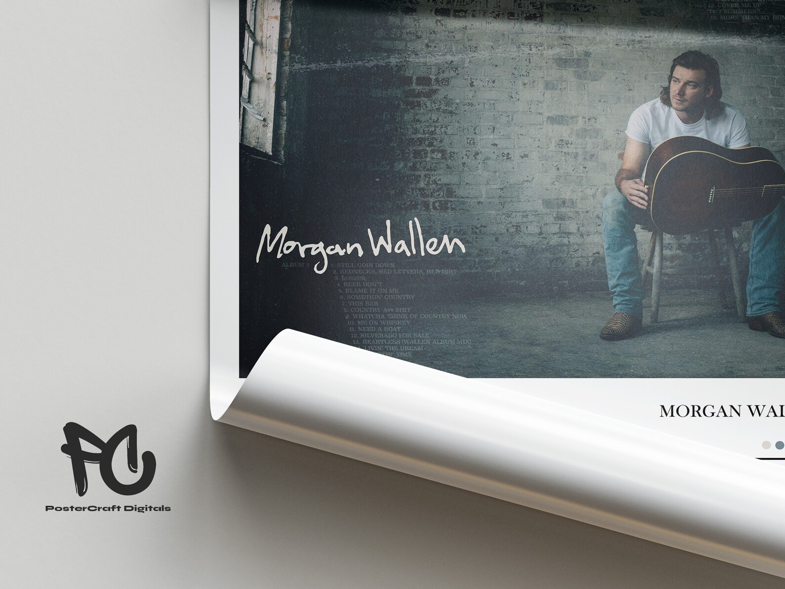 Morgan Wallen Album Cover Poster Dangerous Album Cover Wallpaper ...