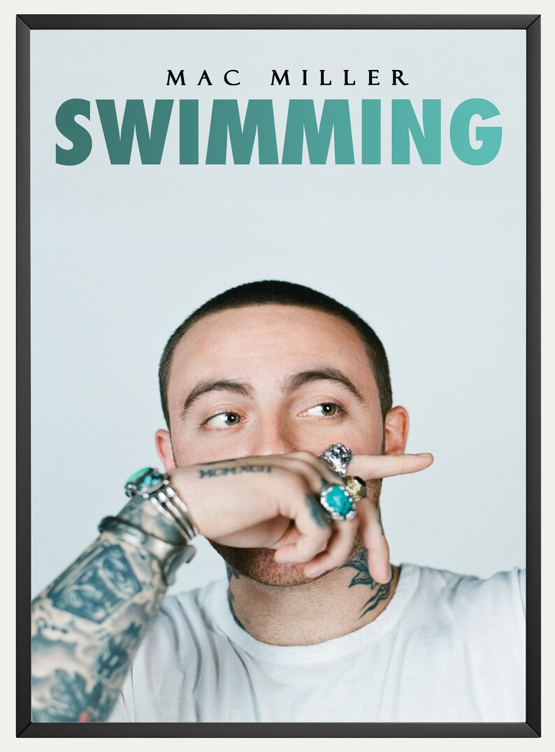 Mac Miller Album Cover Poster Mac Miller Wallpaper Digital Print Poster ...