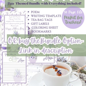 Mother's Day Letter, Mother's Day Crafts for Kids, Mother's Day Tea ...