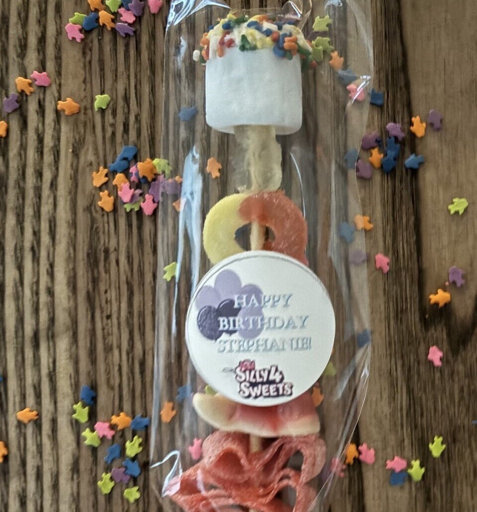 5+ MINI Candy Kabobs Birthday Party Favors, Birthday Treat, Kids Party ...