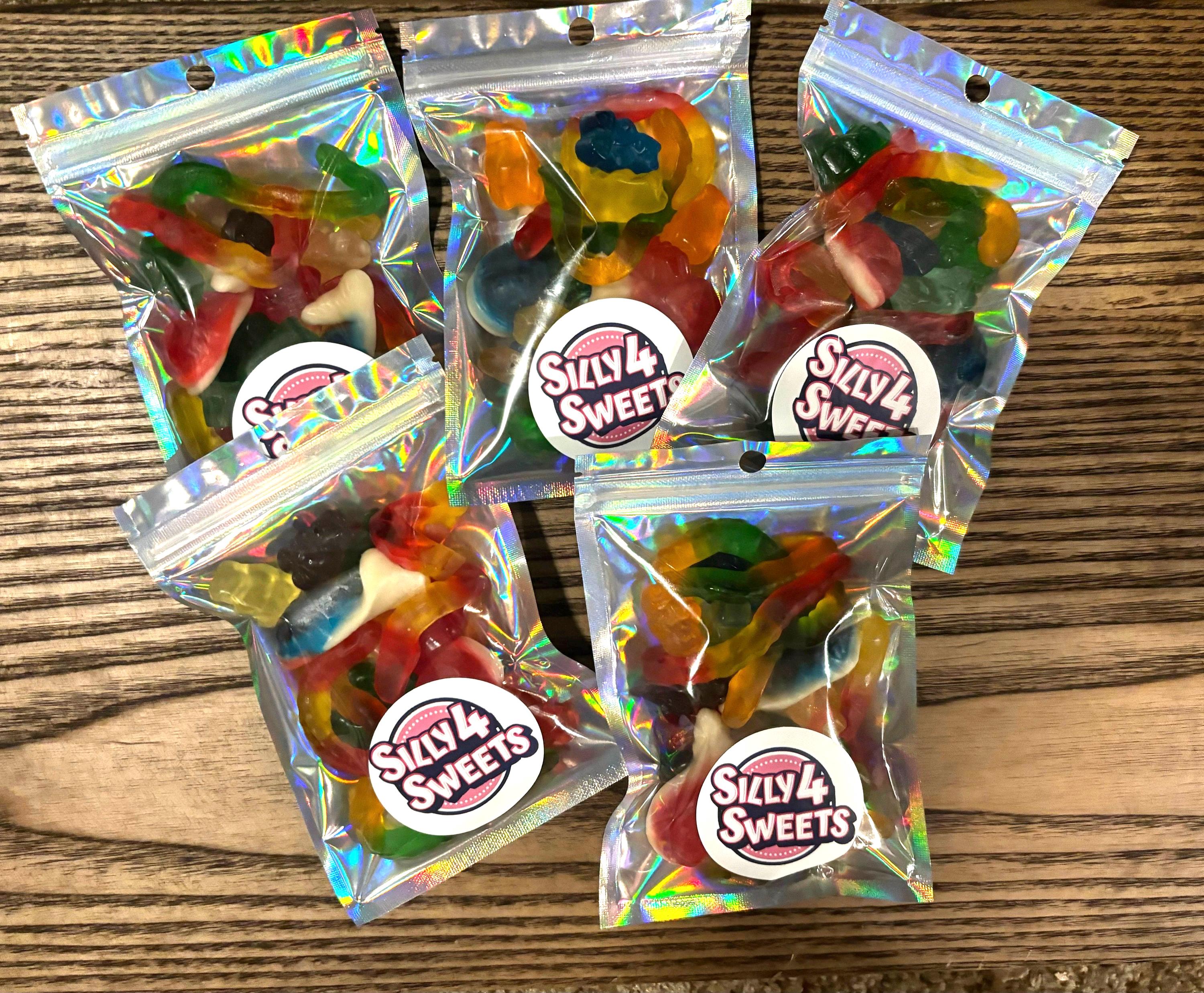 5+ Candy Favors - Non-sour Gummies 4x6 Bags; Birthday; Marketing Events ...