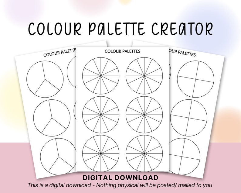 Blank Colouring Swatch, Adult Colouring Practice Page. Colour Chart ...