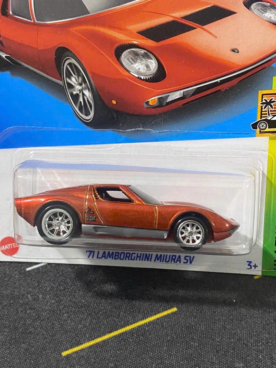 2022 Hot Wheels Super Treasure Hunt 71 Lamborghini Miura SV With ...