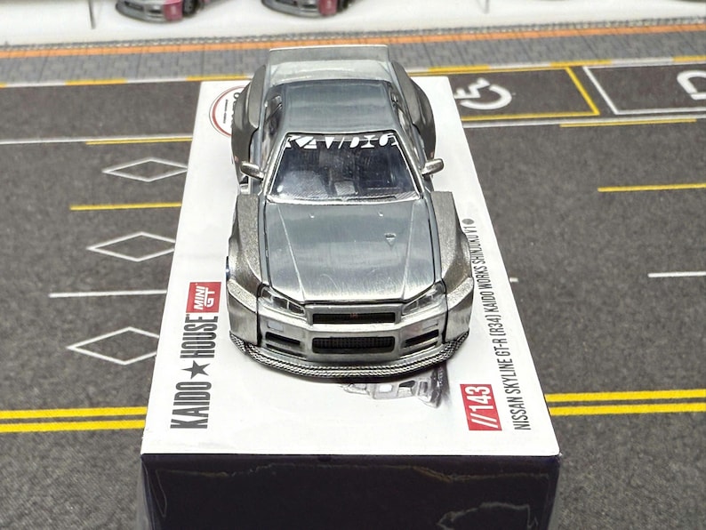 Mini GT X Kaido House R34 Shinjuku Chase KHMG143 Diecast (+ Free ...