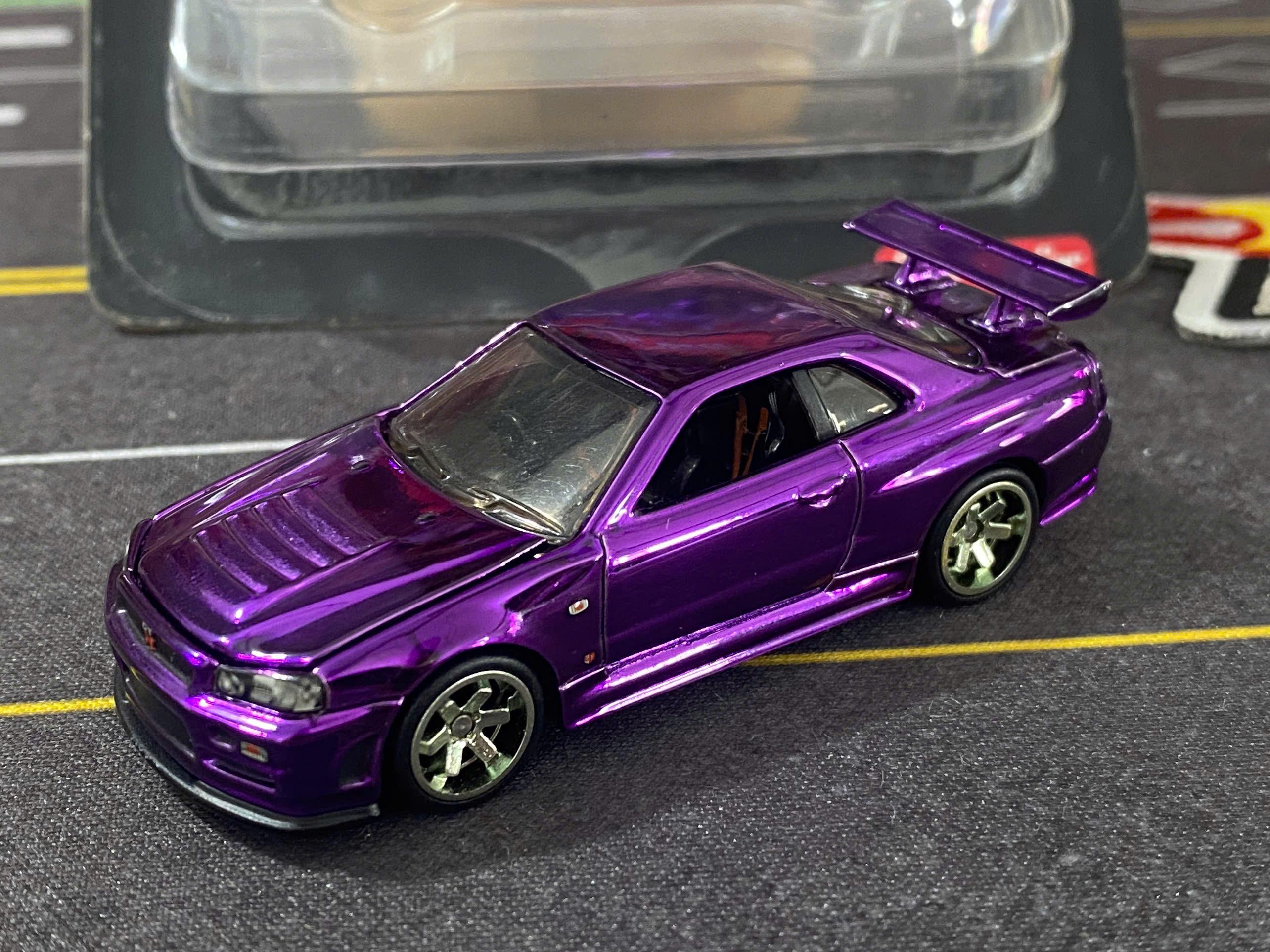 2020 Hot Wheels RLC Purple R34 Skyline GTR Patch Pin Loose - Etsy