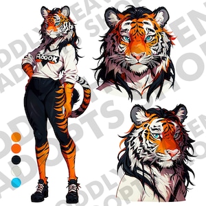 anthro tiger reference