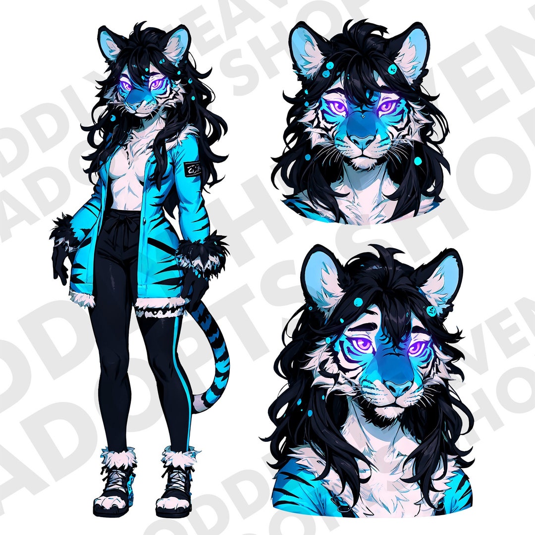 Furry Adopt Character ARCTIC AMETHYST ! Fursona Adoptable Reference ...