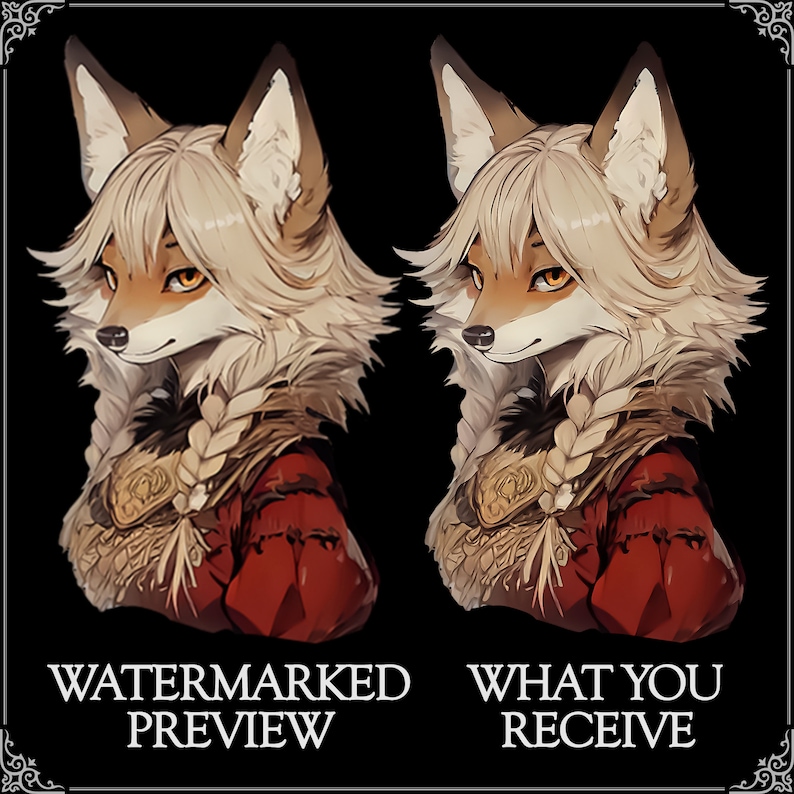 Furry Adopt Character ORANGE BEAUTY ! Fursona Adoptable Reference Sheet ...