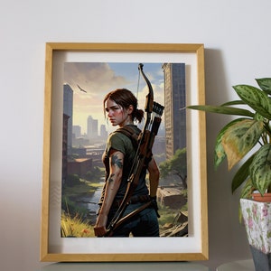 Ellie Digital Poster Art Inspired by the Last of Us - Etsy