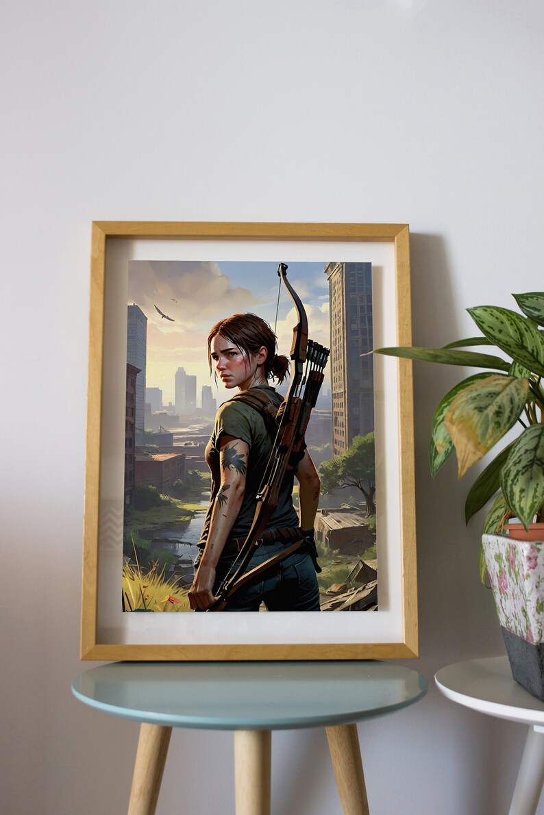 Ellie Digital Poster Art Inspired by the Last of Us - Etsy