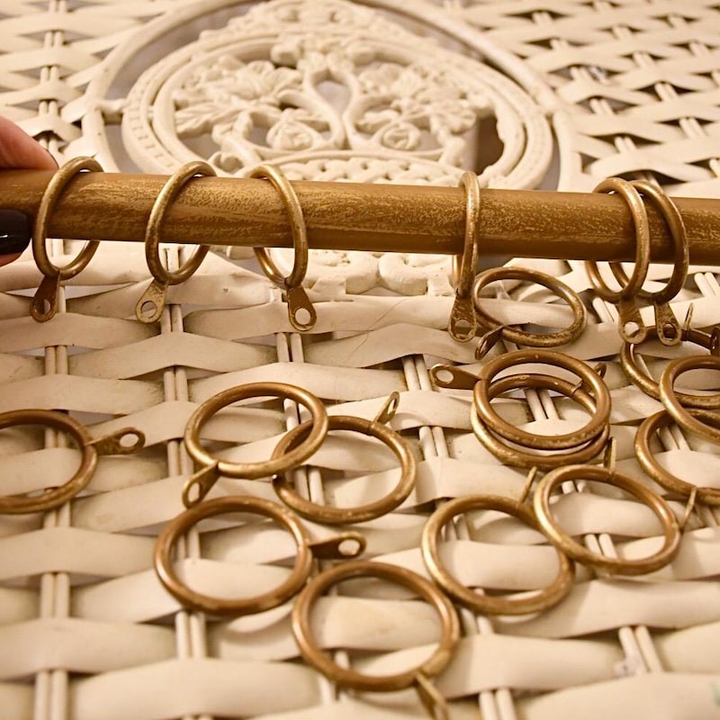 Curtain Rod Rings - Etsy