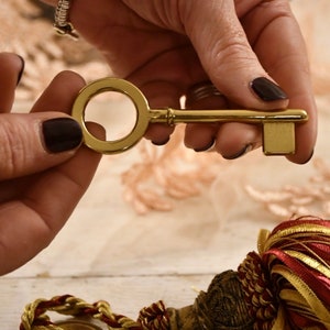 Antique 20th Century Italian Brass Keys - Etsy