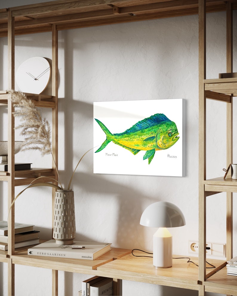 Mahi-mahi Watercolor Print 9" X 12" - Etsy