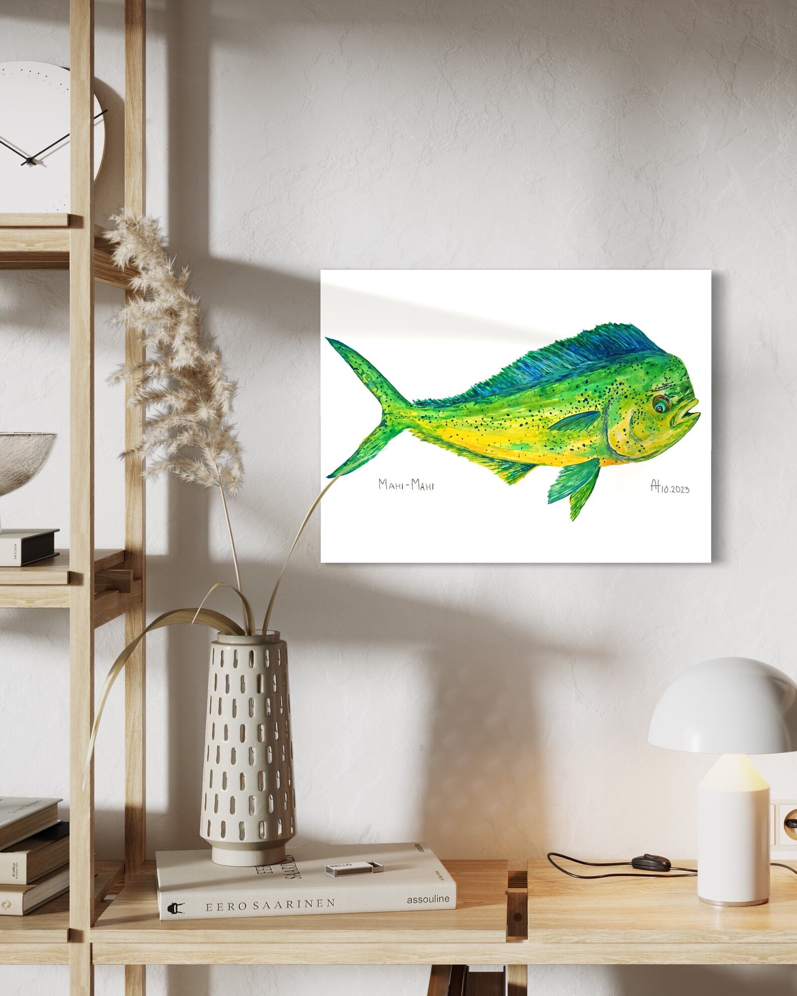 Mahi-mahi Watercolor Print 9" X 12" - Etsy