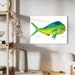 Mahi-mahi Watercolor Print 9" X 12" - Etsy