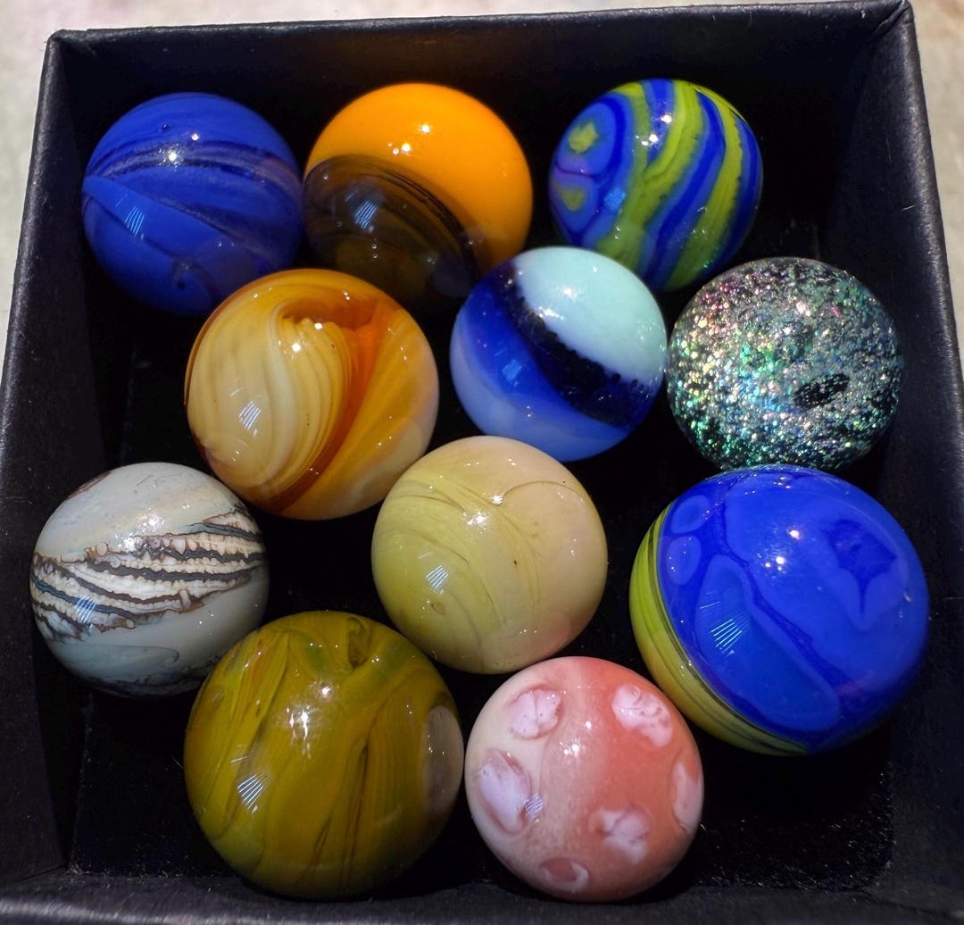 Mïcro Marble Set Lampwork Glass - Etsy