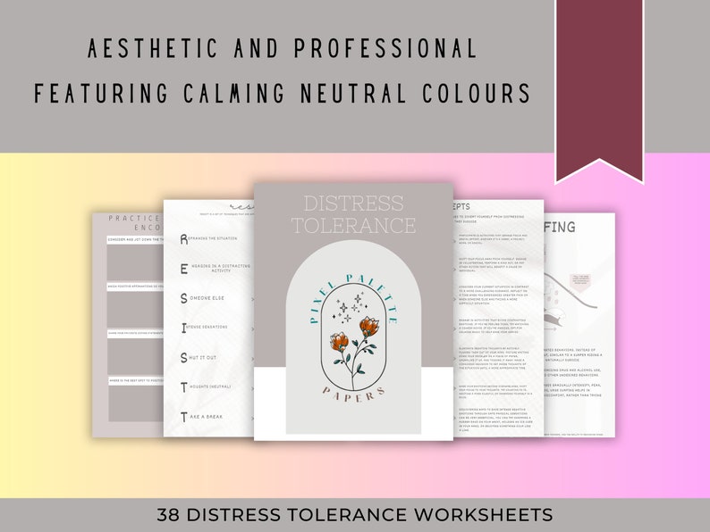 DBT Bundle, DBT Workbook, Cheat Sheets & Handouts, Coping Skills ...