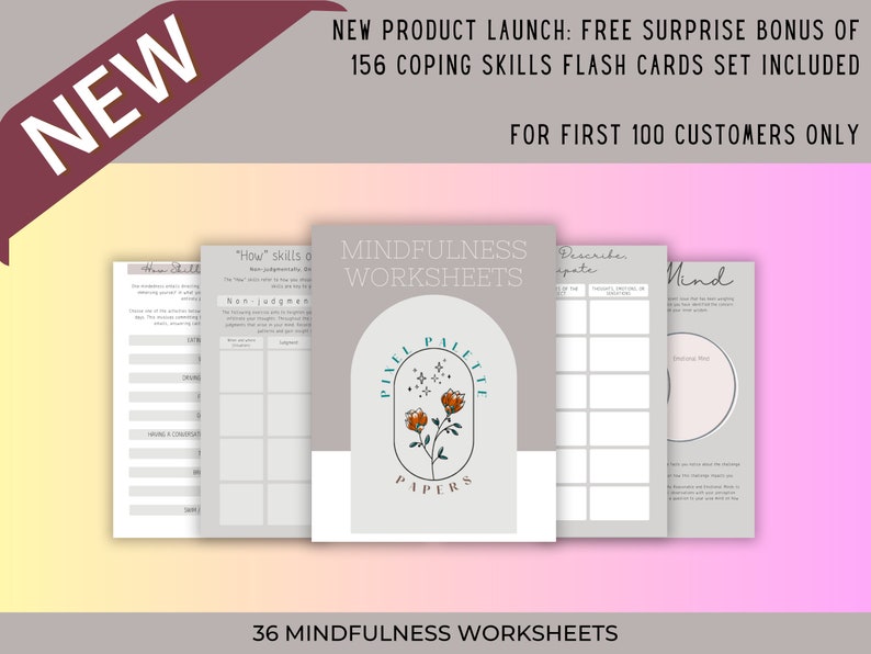 DBT Bundle, DBT Workbook, Cheat Sheets & Handouts, Coping Skills ...