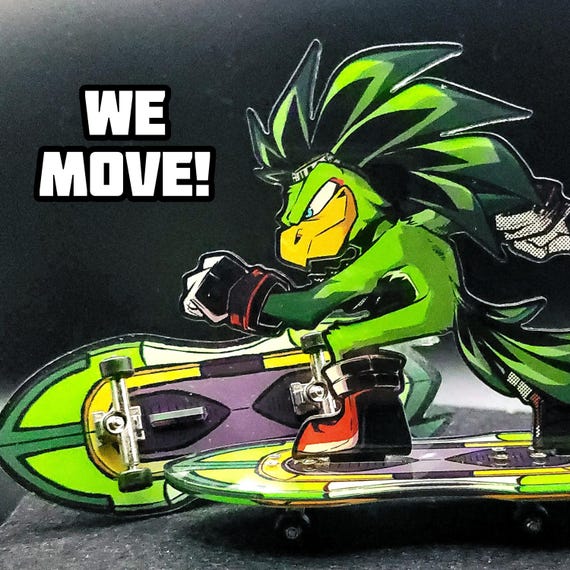 Sonic Riders Jet Art