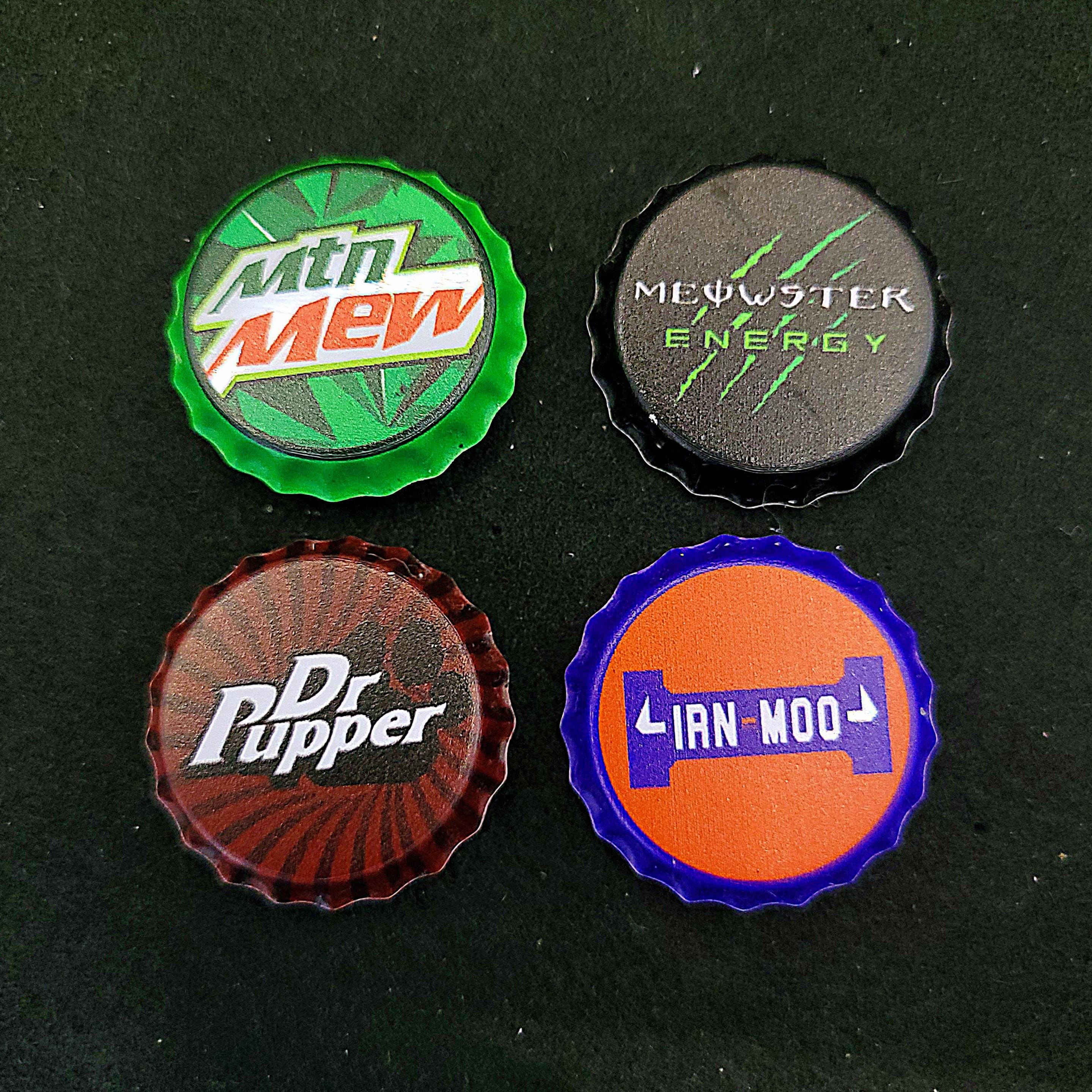 Furry Soda Pun 32mm Bottle Cap Badges - Etsy
