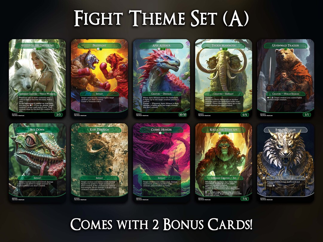 Fight Theme Set A Custom MTG Cards, EDH, Premium MTG Cards, Proxy Cards ...