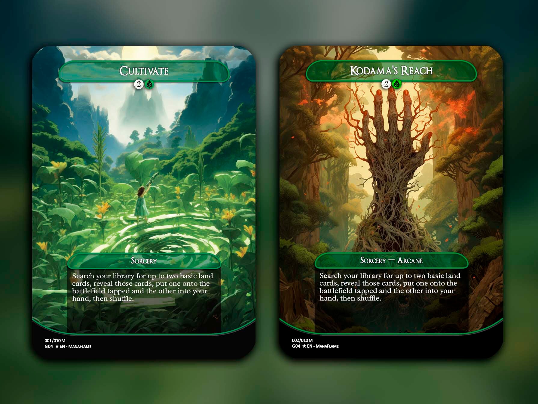 Ramps Set A Custom Mtg Cards Edh Premium Mtg Cards Proxy Cards Commander Proxy Magic Cards