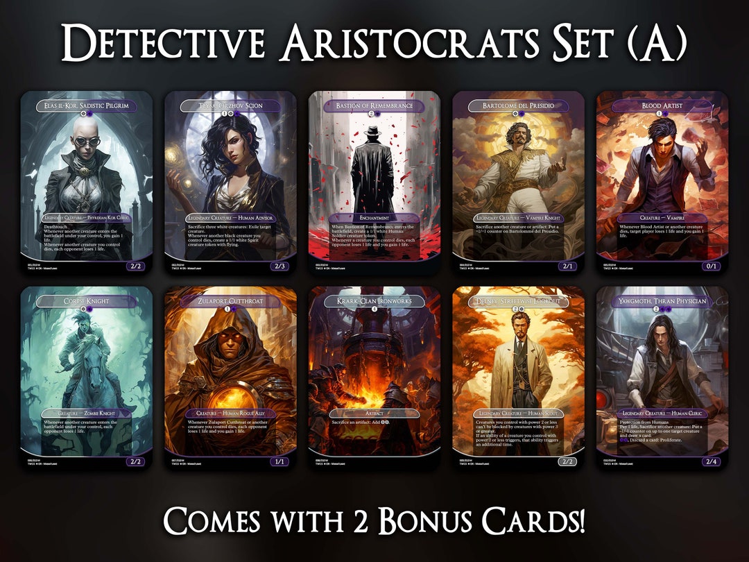 Detective Aristocrats Set A Custom MTG Cards, EDH, Premium MTG Cards ...