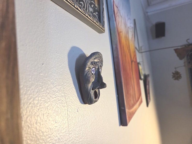 Local Man Displeased — A Weird Little Wall Face - Etsy