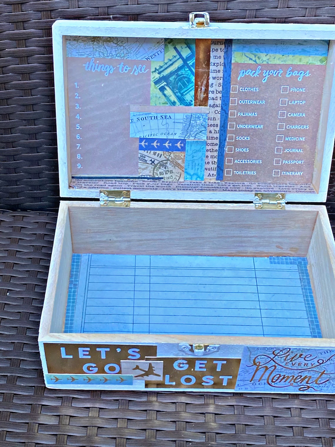 Travel Memory Box - Etsy