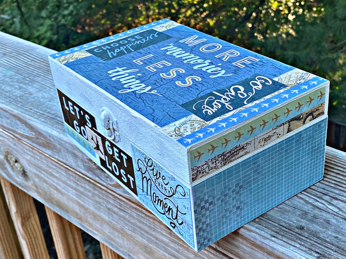 Travel Memory Box - Etsy