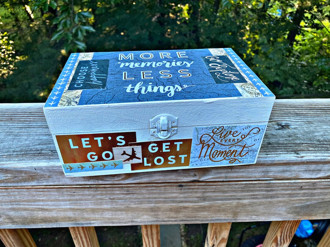 Travel Memory Box - Etsy