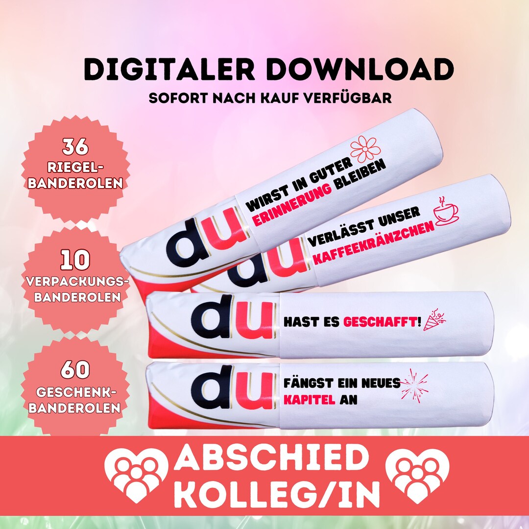 Duplo Banderoles Farewell Colleague, Duplo Templates, Team Gift DIY ...