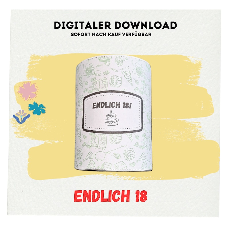 18th Birthday Duplo Banderole Packaging Finally 18 DIY Gift Coming of ...