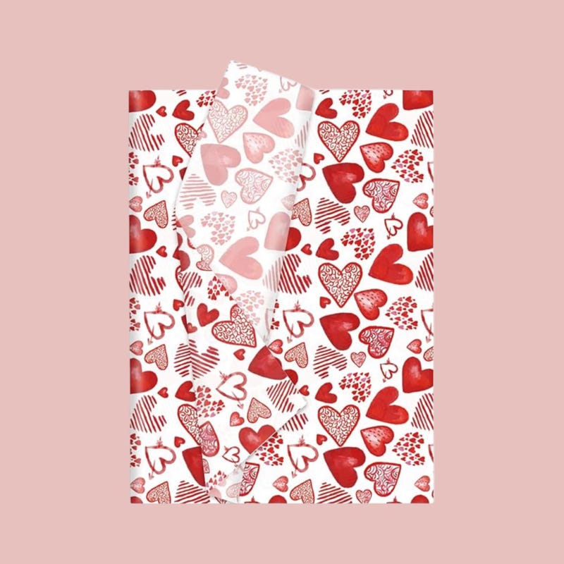 Hearts Wrapping Paper - Etsy