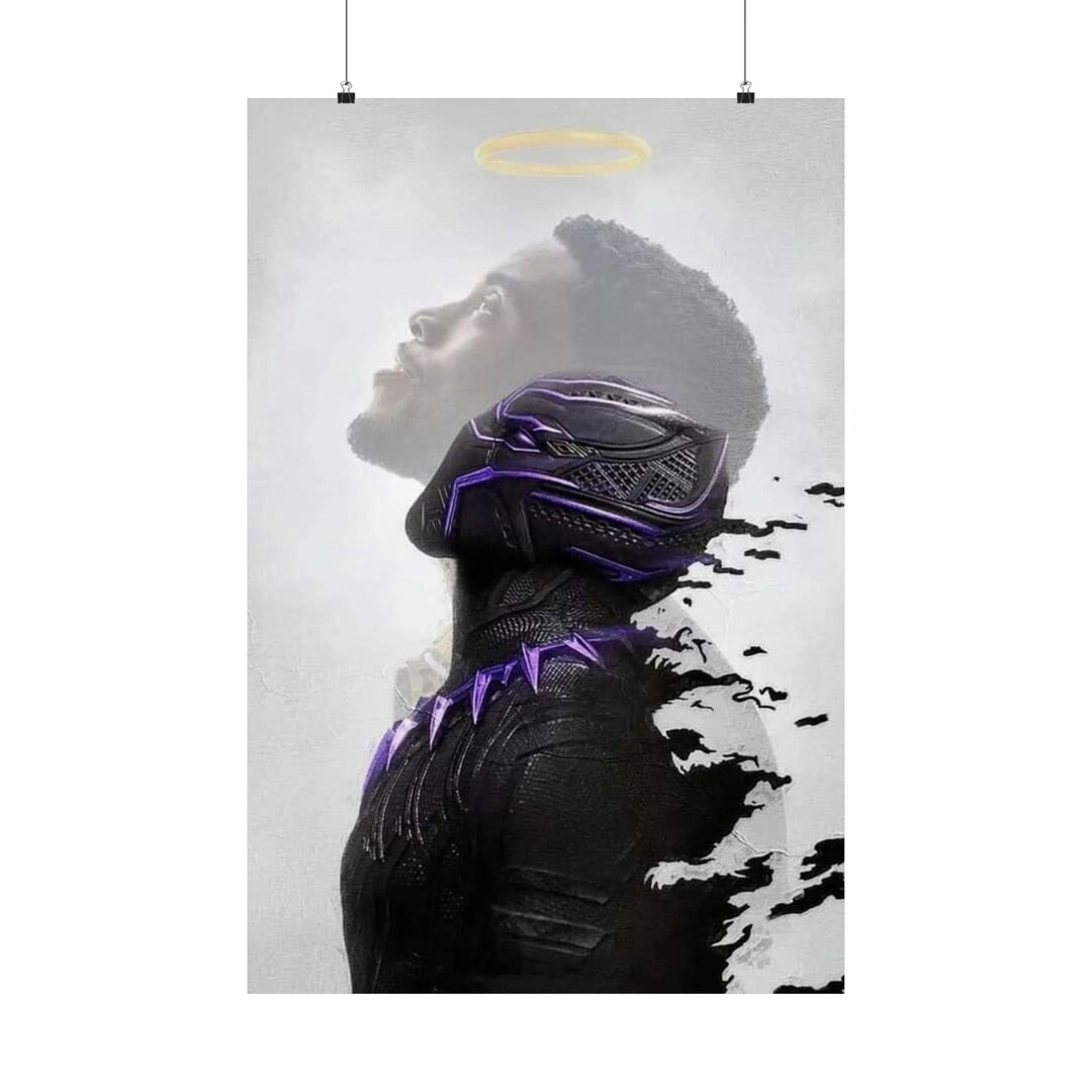 Chadwick Boseman Black Panther Poster - Etsy
