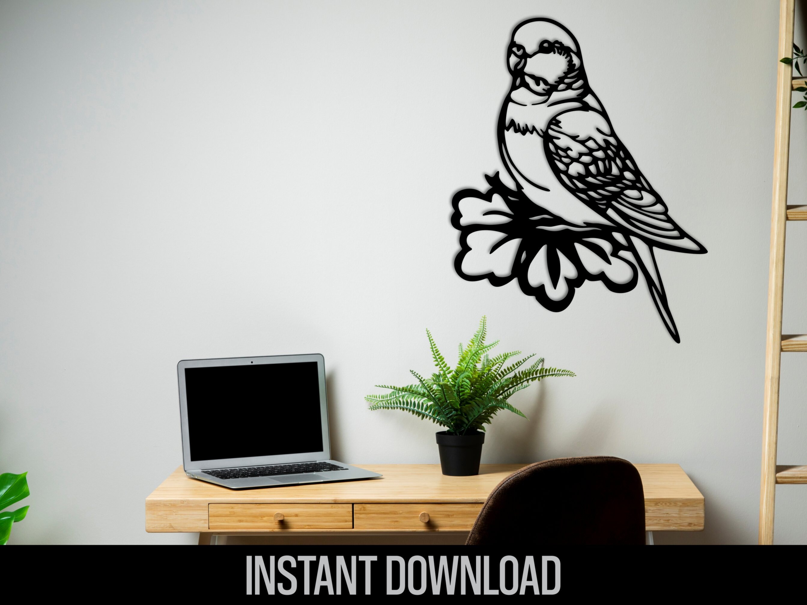 Parrot Wall Art Dxf, Svg, Pdf, Ai, Cdr File, Laser Cut File, Cnc Router ...