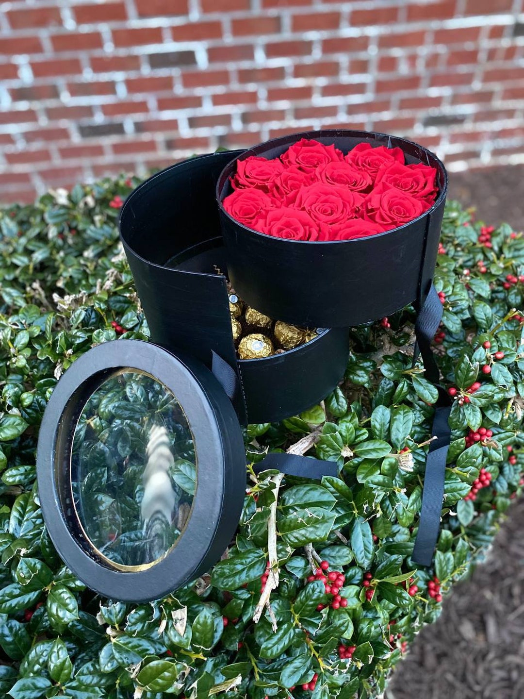 Preserved Roses Gift Box With Candies Gift for Her for Special ...