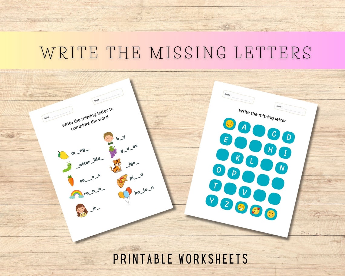 Printable Alphabet Fun Engaging Kids Worksheets for ABC Learning ...