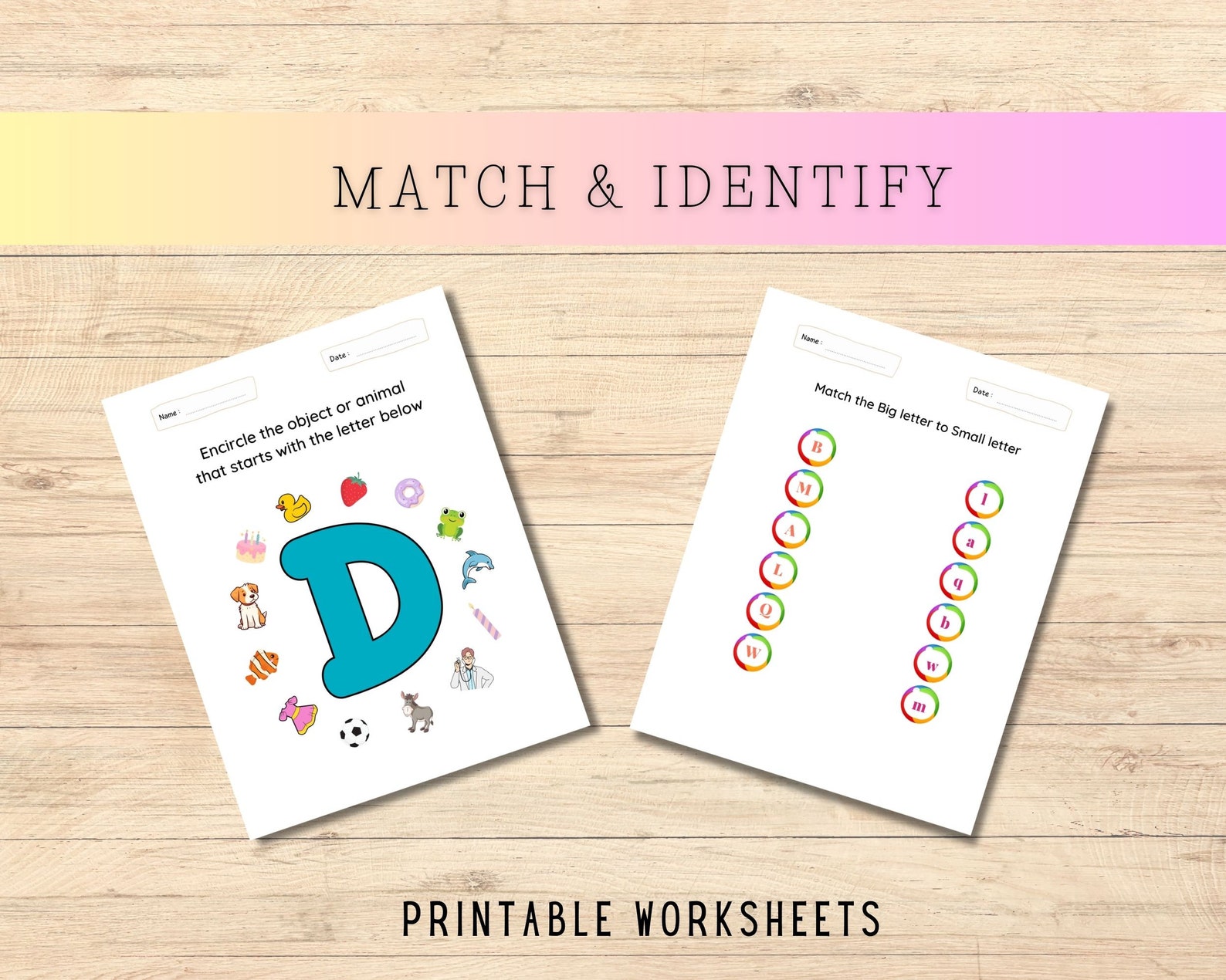 Printable Alphabet Fun Engaging Kids Worksheets for ABC Learning ...