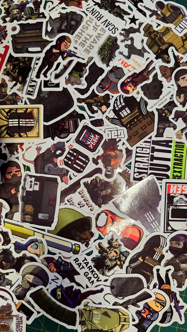 Escape From Tarkov X99pcs Waterproof Stickers - Etsy